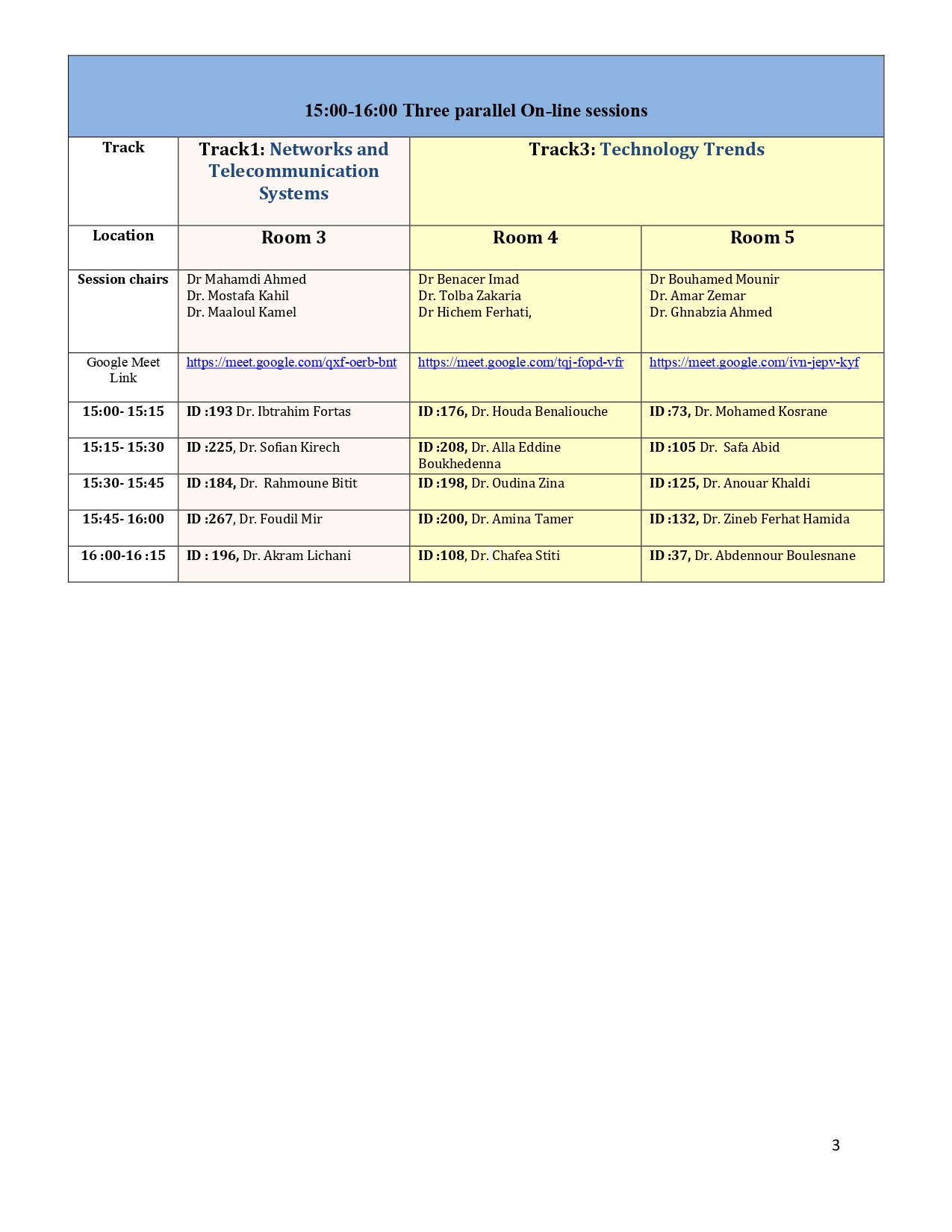 Program - IEEE ECTE’2024