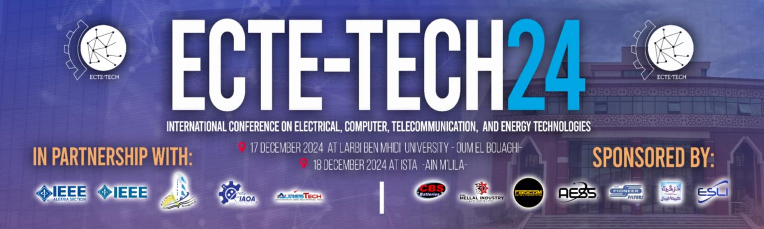 Electrical, Computer, Telecommunication and Energy Technologies (ECTE ...