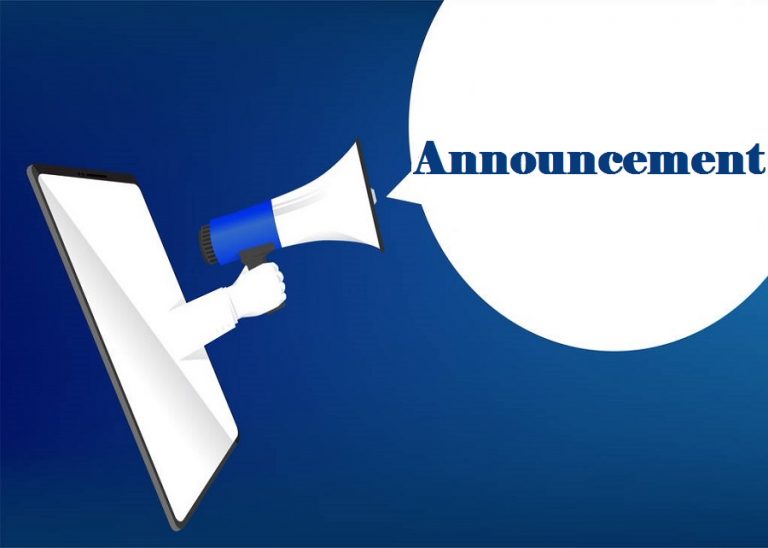 Announcement of the opening of registrations in different languages at ...